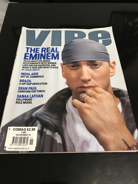 VIBE HIP-HOP MAGAZINE NOVEMBER 2002 Eminem £40.00 - PicClick UK