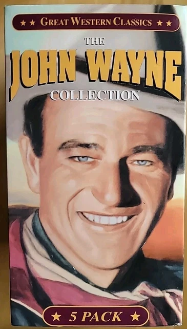 JOHN WAYNE GREAT Western Classics Collection 5 VHS Tapes 1998 £13.27 ...