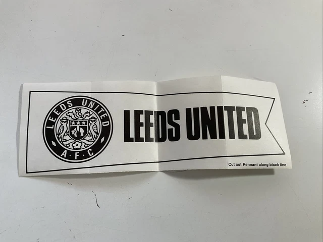 “LEEDS UNITED” A&BC Football Team Pennants 1968/1969. Uncut Example. £ ...