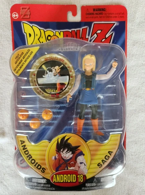 DRAGONBALL Z ANDROIDS Saga Android 18 Action Figure Irwin Toys NEW $30. ...