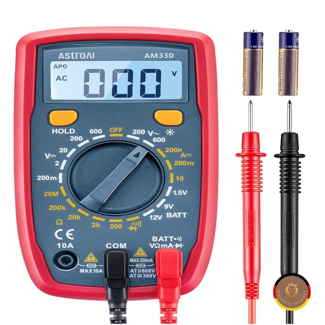 ASTROAI DIGITAL MULTIMETER voltmeter strommessgerät Tester Messung von ...