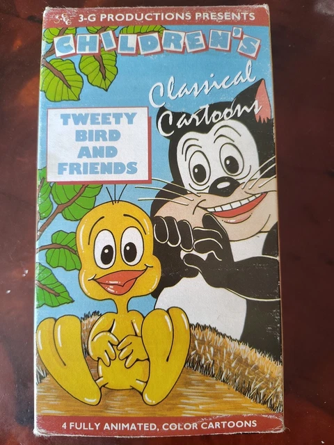 CHILDREN'S CLASSICAL CARTOON Tweety Bird And Friends (VHS, 1988, 3G ...