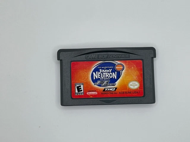 ADVENTURES OF JIMMY Neutron Boy Genius: Jet Fusion (Nintendo Game Boy ...