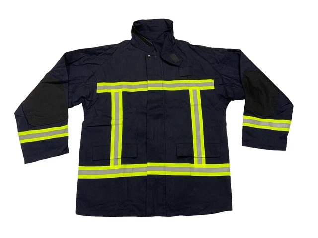 FIRE SUIT TUNIC Jacket Fireman Hi Vis Reflective NEW FIREJKT01N £24.95 ...