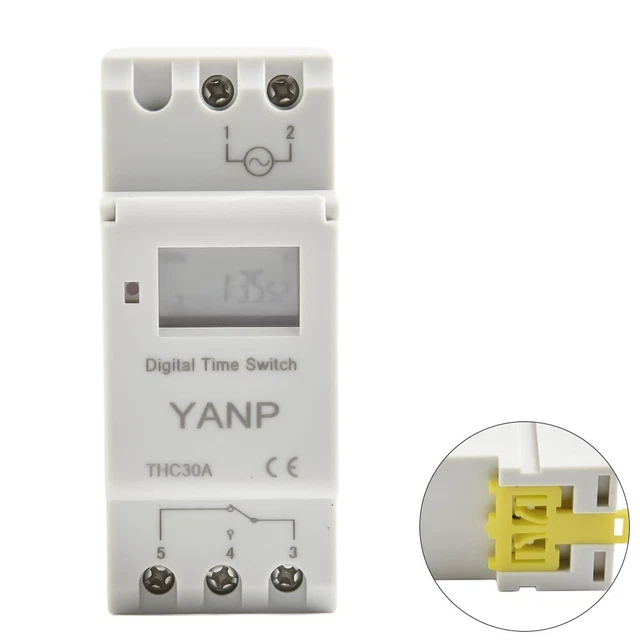 VERSATILE 2 WIRE Digital Time Switch Relay Timer for Various Power ...