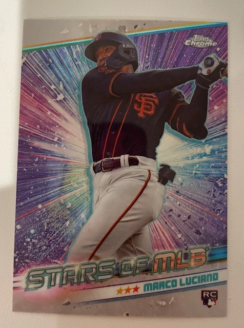 CARTE RC CHROME 2024 Topps Series 1 Marco Luciano Stars of MLB #CSMLB-30 Giants EUR 0,69 ...