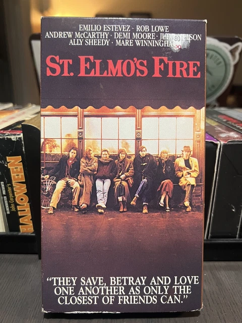 ST. ELMOS FIRE (VHS) - RCA Classic - Rob Lowe - Emilio Estevez - Demi ...