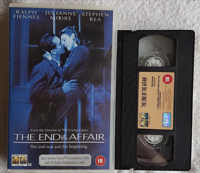 THE END OF THE AFFAIR (VHS)BIG BOX- Ralph Fiennes + Julianne Moore ...