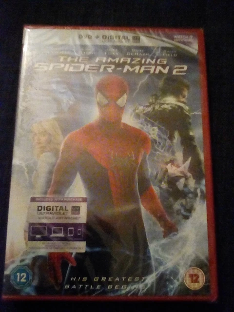 NEW SEALED THE Amazing Spider-man 2 DVD 12 Andrew Garfield Emma Stone ...
