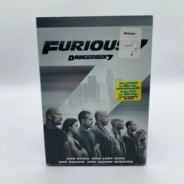 UNIVERSAL DVD FURIOUS 7 Movie PG-13 Fast Furious 7 Film English French ...