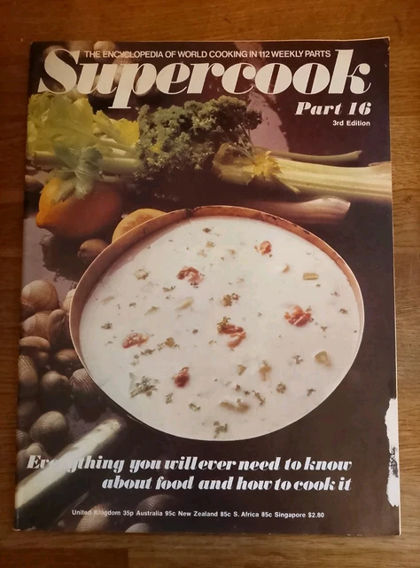 MAGAZINE - SUPERCOOK 1970s Marshall Cavendish Cooking Magazine Part 16 ...