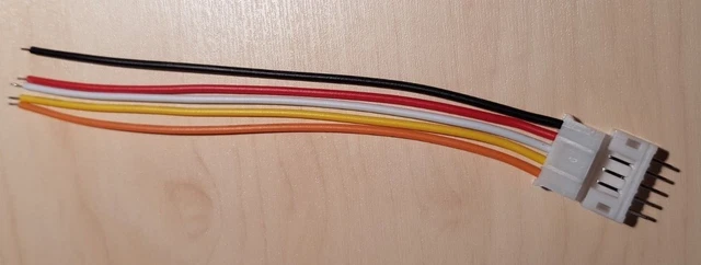 JST PH 2,0 mm 5-Pin Stecker und Buchse ca. 100 mm Kabel EUR 2,00 ...