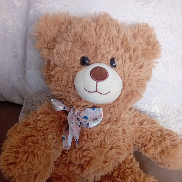 ASDA GEORGE LITTLE Hugs Teddy Bear Soft Toy Cuddly Plush 11” tall ...