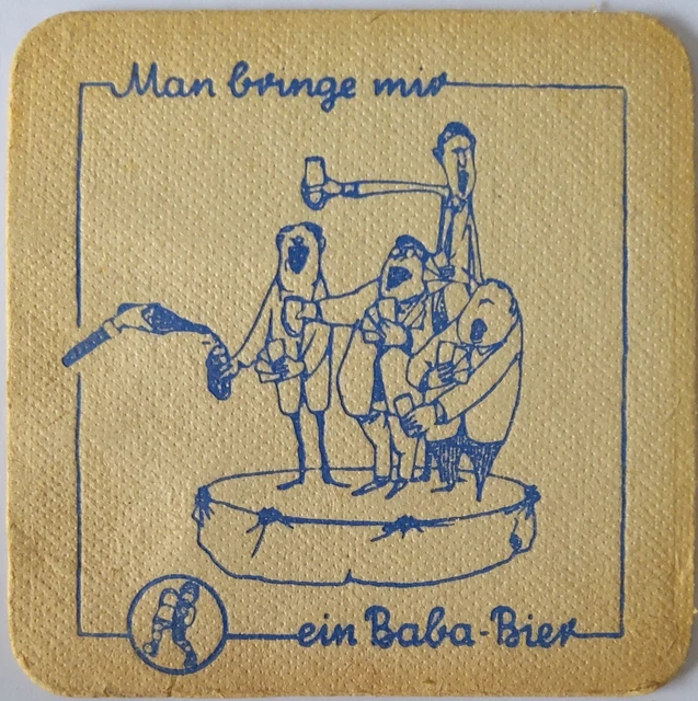 ALTER BIERDECKEL BAYERISCHE Aktienbrauerei Aschaffenburg Baba - Bier ...