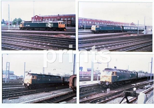 BRITISH RAIL CLASS 47 DIESEL LOCOMOTIVE 47460 410 314 419 DONCASTER 4 ...