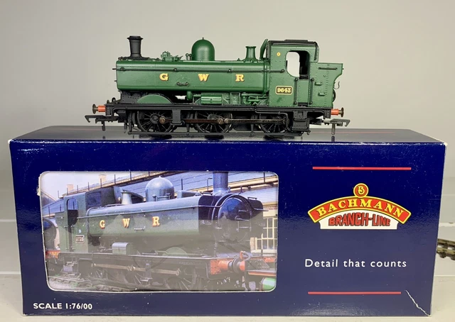 BACHMANN 32-200 8750 0-6-0T Pannier Tank Steam Loco - 9643 Gwr Green ...