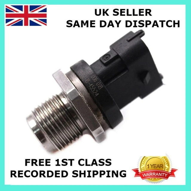 NEW FUEL RAIL Pressure Sensor For Ford Ranger 3.0 Tdci 0281006018 2006 ...