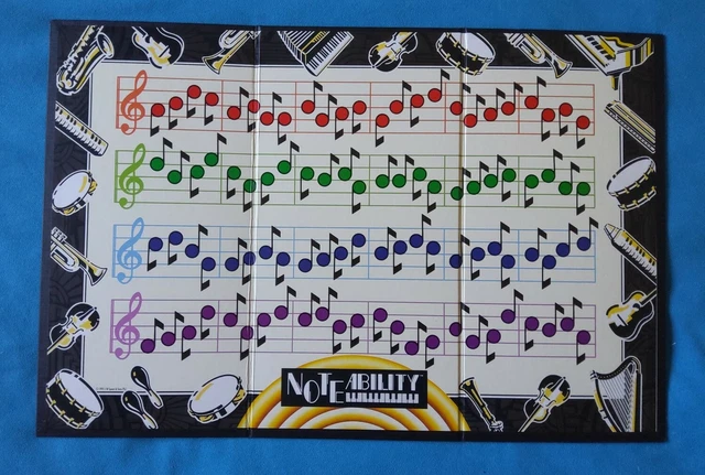 NOTEABILITY BY SPEARS GAMES ~ MUSICAL BOARD GAME SPARES £1.99 - PicClick UK