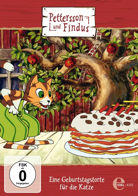 PETTERSSON UND FINDUS Geburtstagstorte Kinderfilm DVD Deutsch ...