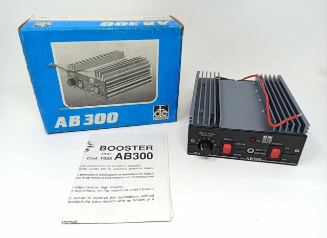 CTE INTERNATIONAL BOOSTER ab300 linear amplifier radio cb vintage ...