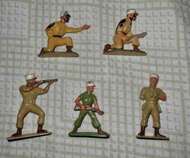 5 ANCIENS MILITAIRE Legion Etrangere Legionnaire Starlux EUR 3,00 ...