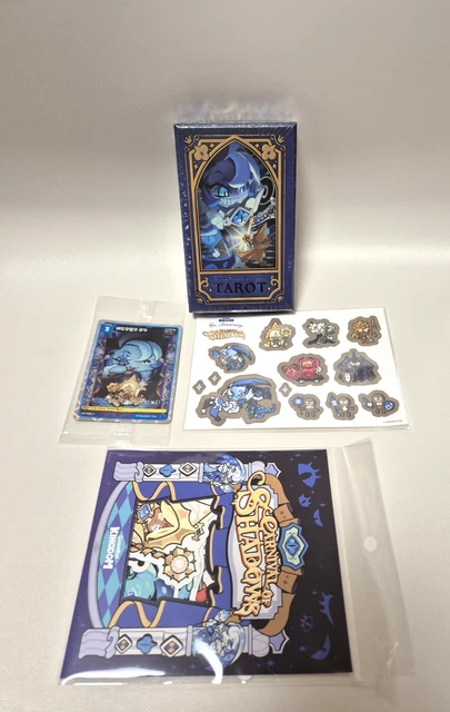 COOKIE RUN KINGDOM 4th Anniversary Tarot Card+Sticker Pack+Sticker+Rare ...