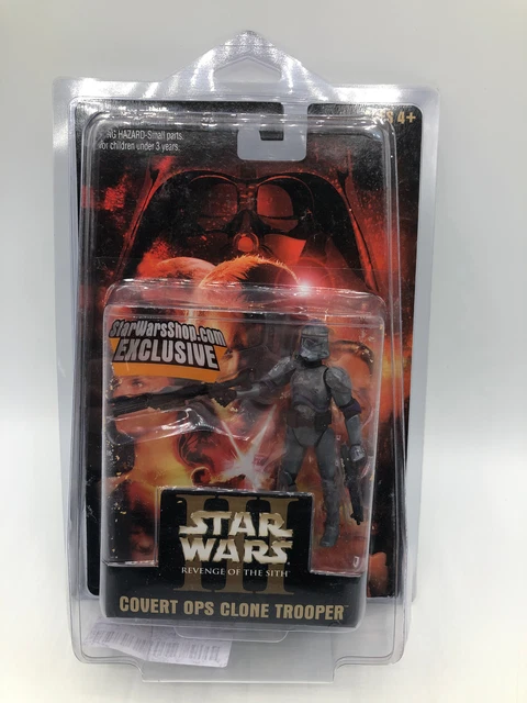 FIGURINE CLONE TROOPER exclusive Star Wars Revenge of the Sith Covert ...