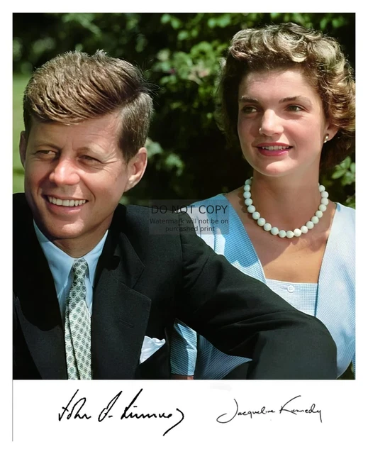 PRESIDENT JOHN F. Kennedy & Jackie Kennedy On Vacation 8X10 Photo $11. ...