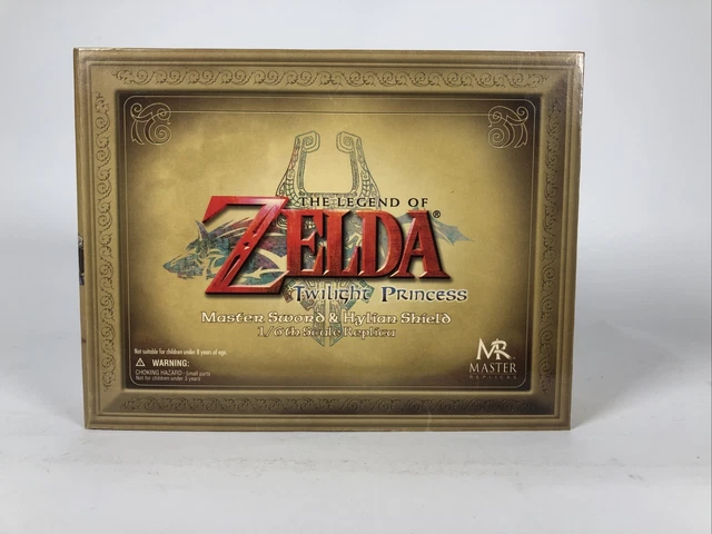 THE LEGEND OF Zelda Twilight Princess Master Sword & Hylian Shield 1/6 ...