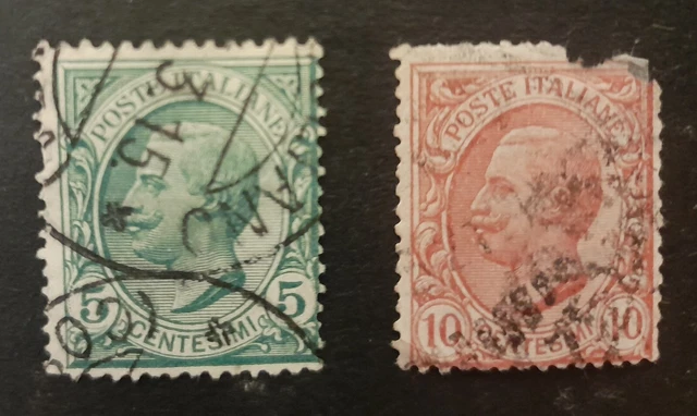 ITALIAN ANTIQUE 1905. 5, 10 Cent Stamps. Rare. £45.00 - PicClick UK