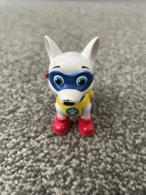 PAW PATROL APOLLO the Super Dog Small Pup Toy Action Figure with Red ...