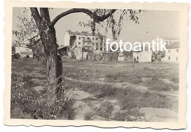 FOTO 2WK POLEN Warschau Stadt zerstörte Häuser nach Kampf Zivilisten 3 ...