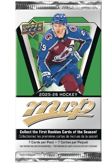 2025/26 UPPER DECK NHL Hockey MVP Retail Pack Factory Sealed PLEASE ...