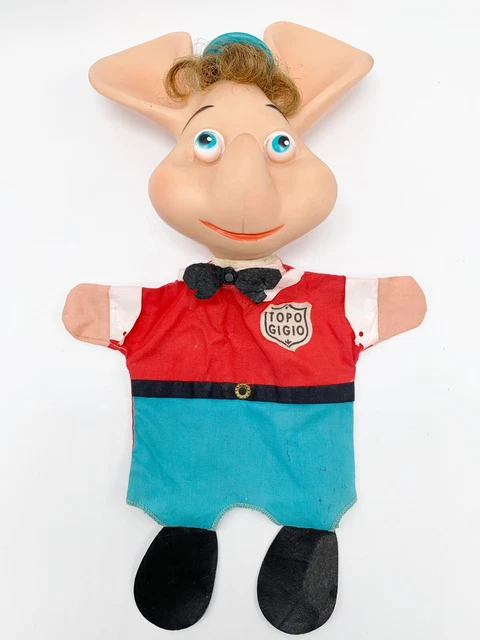 VINTAGE TOPO GIGIO The Italian Mouse Puppet Box American 1963 Ed ...