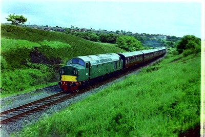 35MM RAILWAY COLOUR Negative Class 40 D335 at Burrs ELR £1.95 - PicClick UK