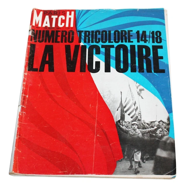 MAGAZINE / REVUE Paris Match n° 803 du 29/08/1964 La Victoire 14/18 EUR 5,00 - PicClick FR