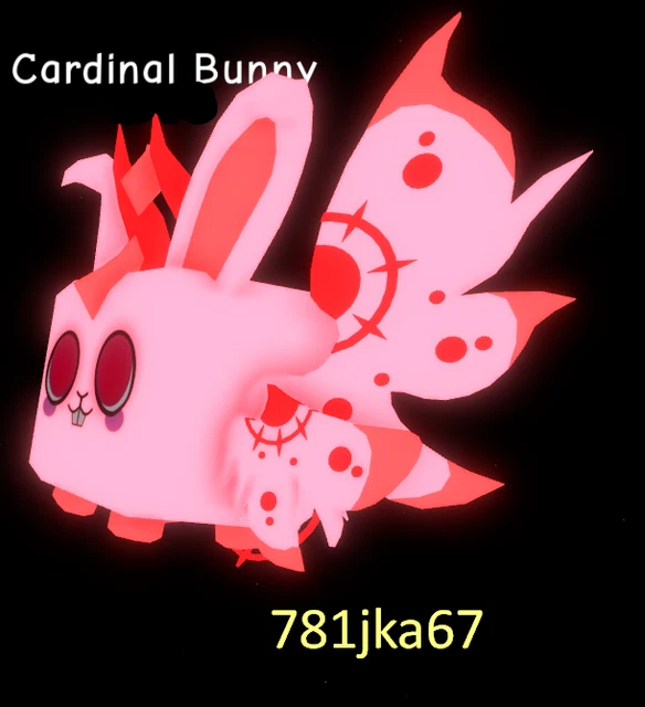 ROBLOX: BUBBLE GUM Simulator: Cardinal Bunny: Ultra Rare Secret: DESC ...