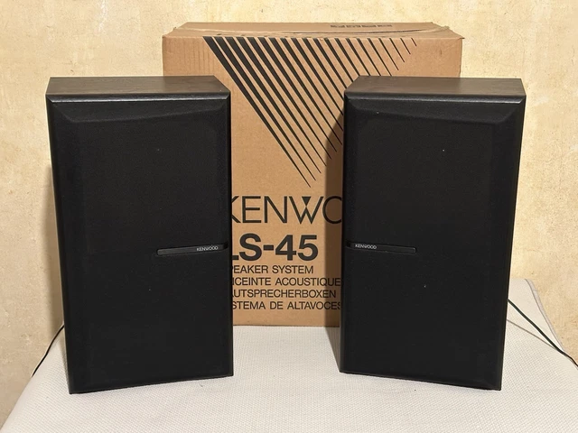 KENWOOD LS-45 SPEAKERS Fully Working Original Box £1.13 - PicClick UK
