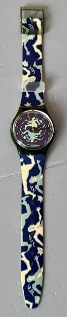 OROLOGIO SWATCH CRASH GG111, 1991 Disegnato da Massimo Giacon. EUR 35,00 - PicClick IT