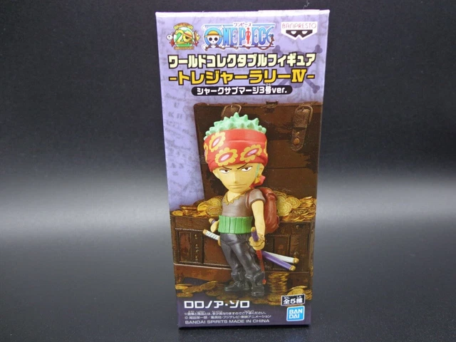 FIGURINE DE COLLECTION ONE PIECE WCF Roronoa Zoro World TREASURE RALLY ...