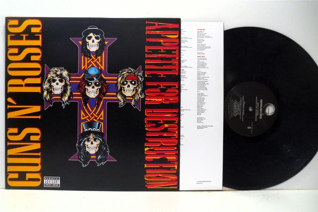 GUNS N ROSES appetite for destruction (2022 reissue) LP EX+/EX, vinyl, album EUR 54,63 - PicClick FR