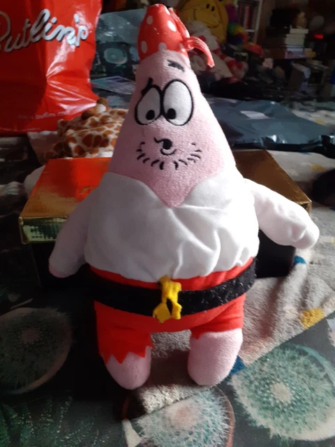 SPONGEBOB SQUAREPANTS PATRICK Star The Pirate, Medium Plush Soft Toy £ ...