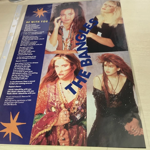THE BANGLES BE With You Annonce Originale/Affiche/Clipping EUR 5,84 ...