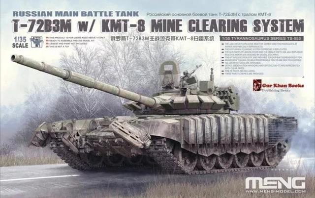 MENG TS-053 1/35 T-72B3M w/ KMT-8 Mine Clearing System Model Kit £57.92 ...