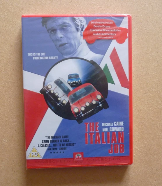 MICHAEL CAINE THE Italian Job DVD R2 1969 film classique neuf scellé ...