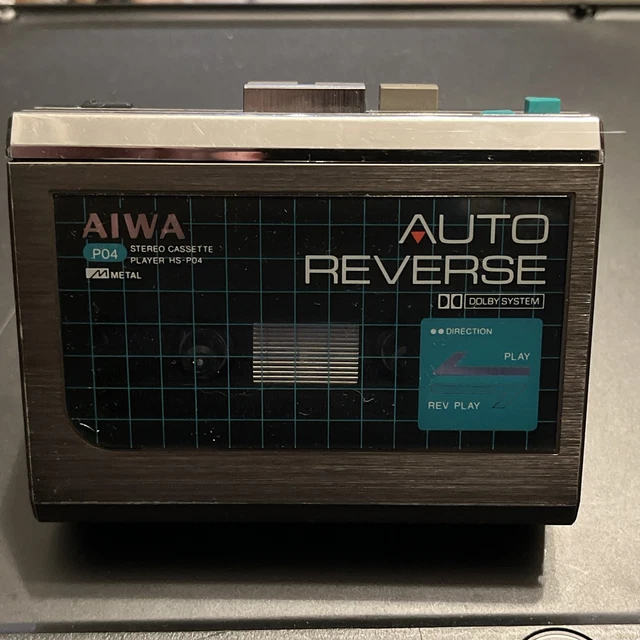 RARE RETRO AIWA HS-P04 Personal Cassette Player Walkman 1985 £42.28 ...