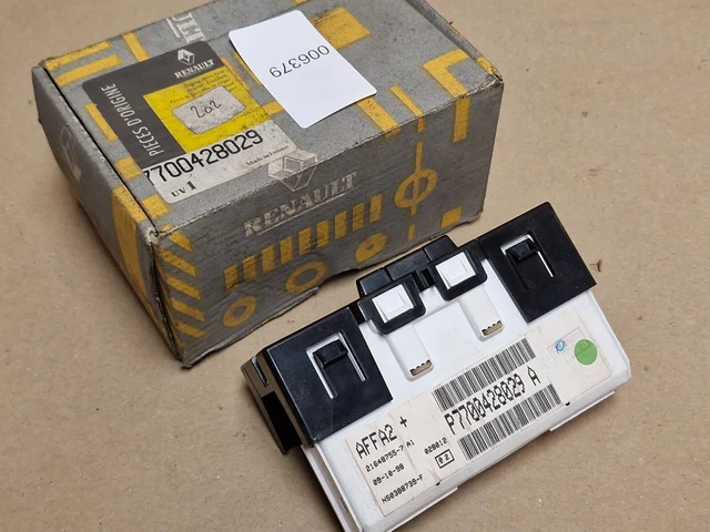 RENAULT SCENIC MK2 Mk1 Clio Mk2 Dashboard Radio Display Clock ...