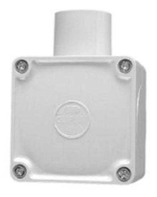 CLIPSAL PVC SQUARE JUNCTION BOX 1-Way Entry, Orange *Aust Brand- 32mm ...