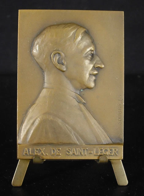 MÉDAILLE ALEX DE Saint-Léger Lille Direktor Die Revue Du Nord Soubricas ...