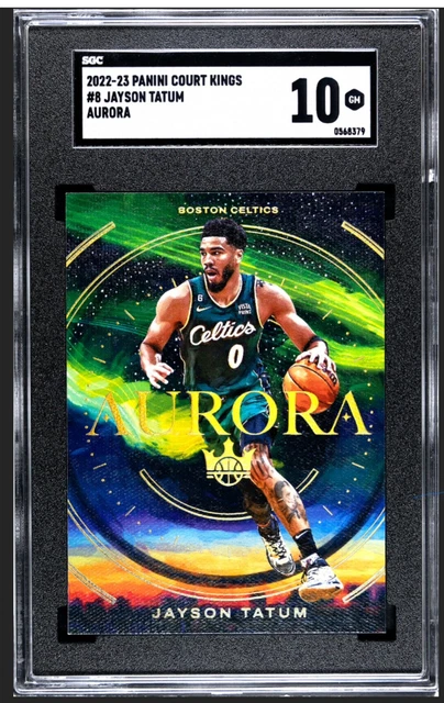JAYSON TATUM 22-23 Panini Court Kings #8 SGC 10. Pop 1 EUR 479,69 ...